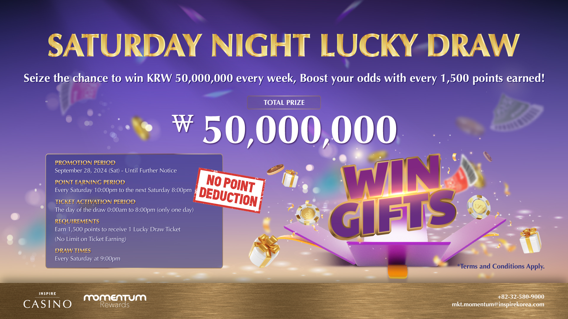 Saturday Night Lucky Draw